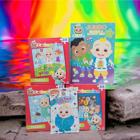 Bendon, Spin Master, CocoMelon | Toys | Cocomelon 3 Puzzles Jumbo ...